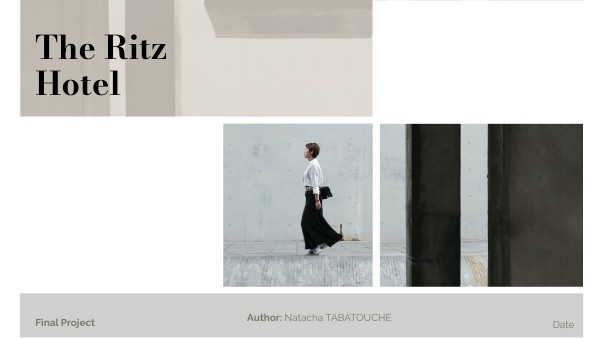 The Ritz Hotel | Genially