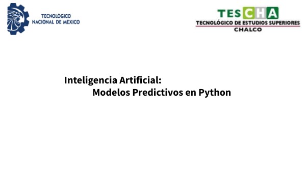 Genially sin tModelos Predictivos en Pythonítulo