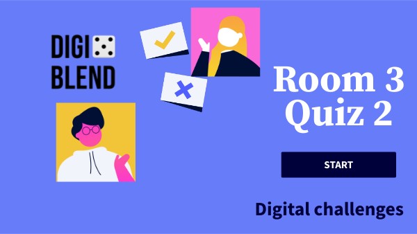 En DIGIBLEND PROJECT Interactive content English Room 3 | Genially