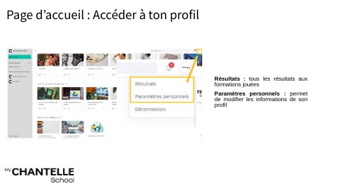 Paramétrer son profil | Genially