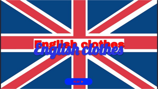 English clothes