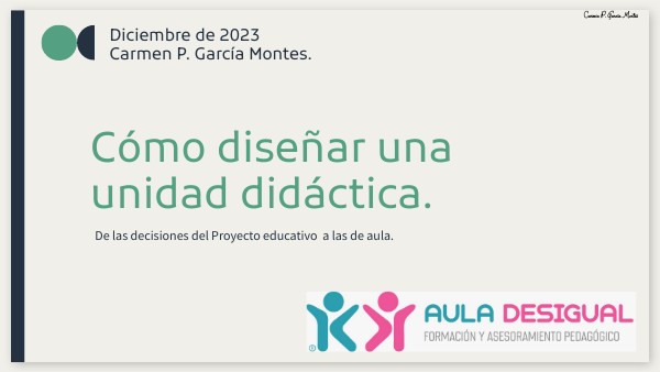 UNIDADES DIDÁCTICAS | Genially