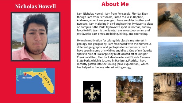 Nicholas Howell Introduction Card