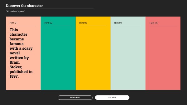 Guess the character | Genially