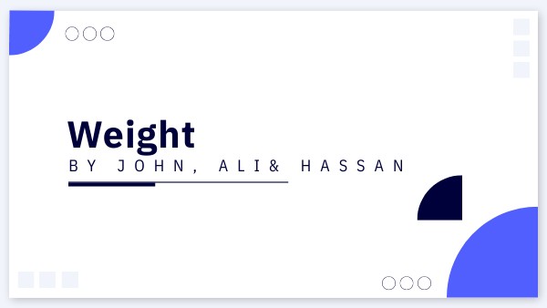 Weight And Mass | Genially