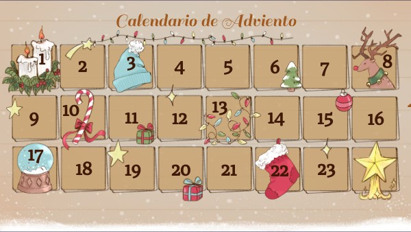 CALENDARIO ADVIENTO NAVIDAD | Genially