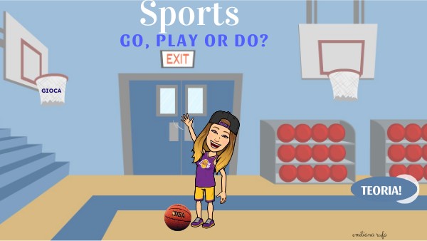 Sports: go, play or do | Genially