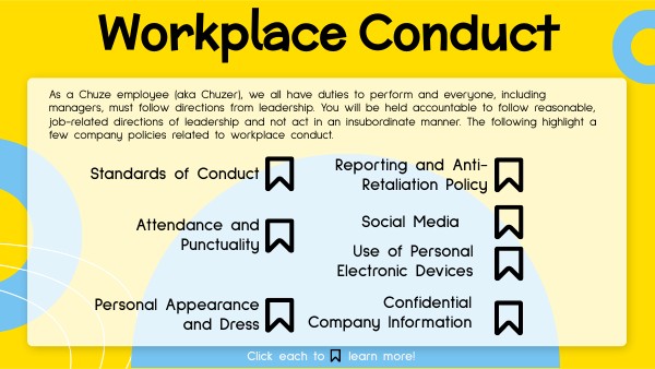 7. Workplace Conduct