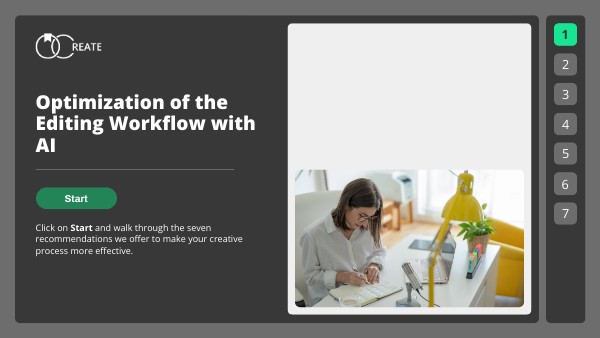 Optimizing the editing workflow with AI