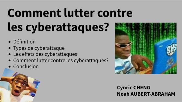 lutter contre les cyberattaques | Genially