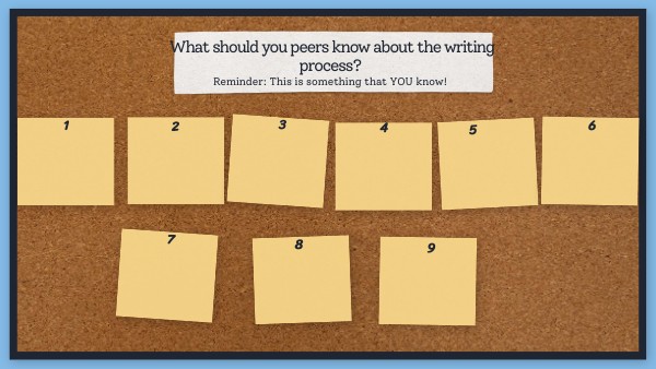 Writing - week 1