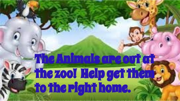 Animals out at the zoo