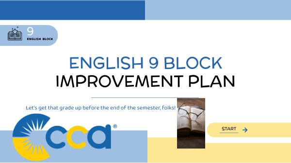 ENG 9 BLOCK Grade improvement plan
