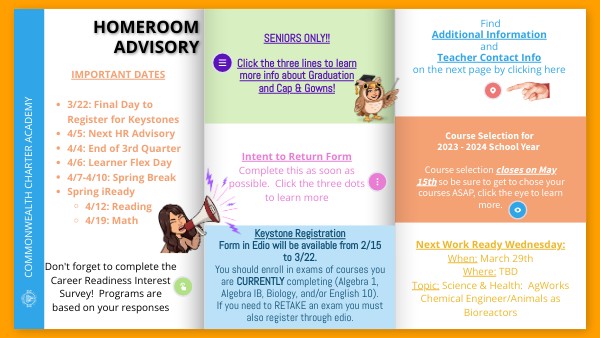 Homeroom Advisory