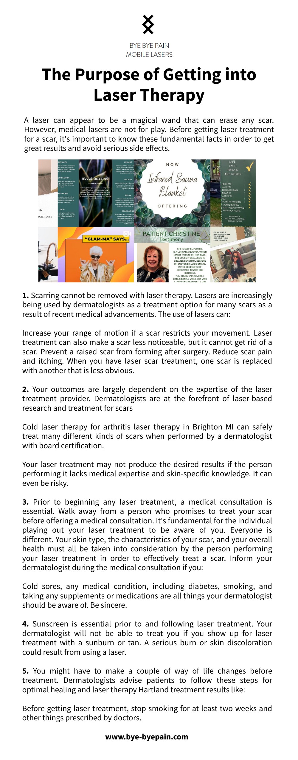 The Purpose of Getting into Laser Therapy | Genially