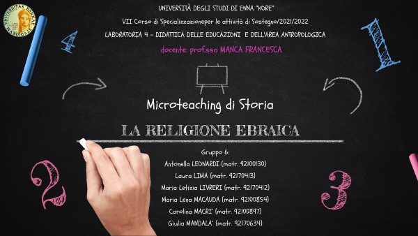 LABORATORIO 4 - MICROTEACHING STORIA 2