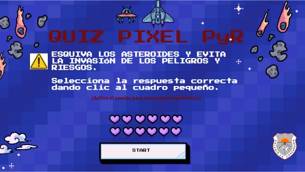 QUIZ PIXEL NAVE ESPACIAL