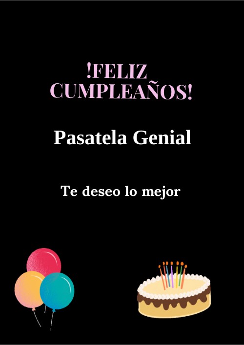 tarjeta de cumpleaños | Genially