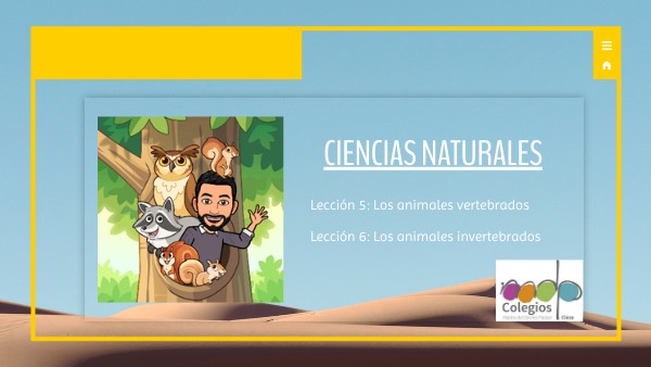 Animales vertebrados e invertebrados