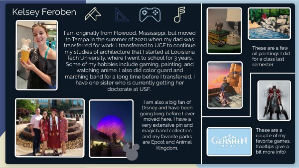 Kelsey Feroben Introduction | Genially