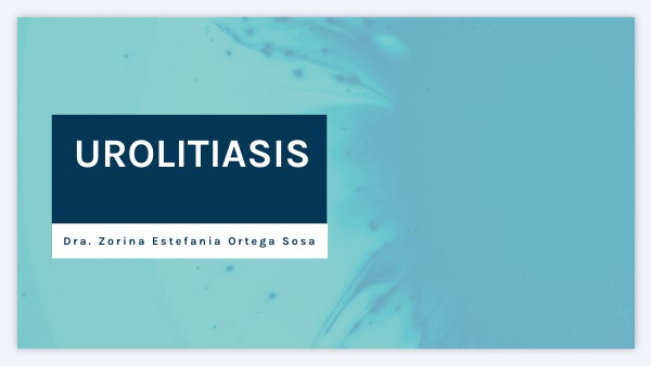 UROLITIASIS