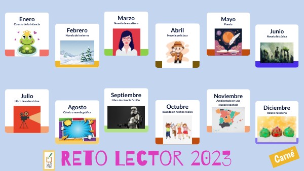 RETO LECTOR 2023 | Genially