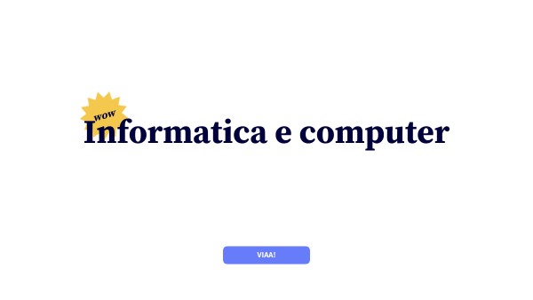 informatica e computer