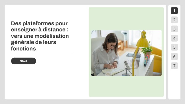 Des plateformes pour enseigner à distance