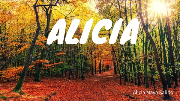 presentacion alicia