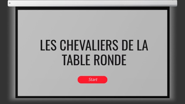 Les chevaliers de la table ronde | Genially