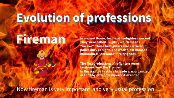 Evolution of professions | Genially