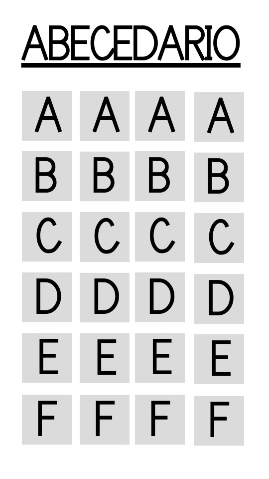 ABECEDARIO - LETRAS | Genially