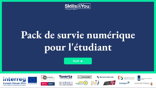 Pack de survie numérique pour les étudiants | Genially