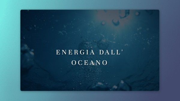 Ocean Presentation | Genially