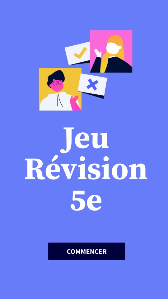 Révision 5e- 1ère Période | Genially