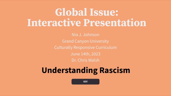 Global Issue Interactive Presentation