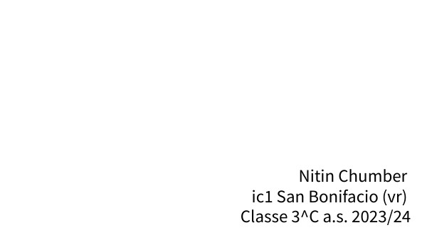 eleborato esame chumber