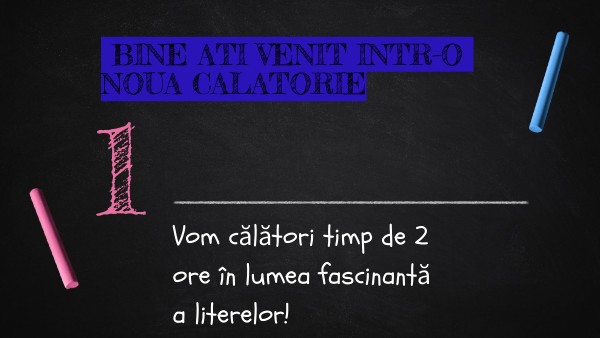 CHALK & BLACKBOARD PRESENTATION | Genially