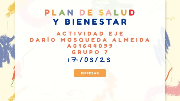 Plan de Salud y Bienestar | Genially