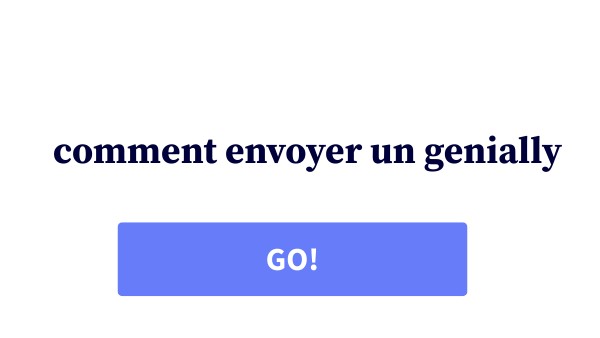comment envoyer un genially | Genially