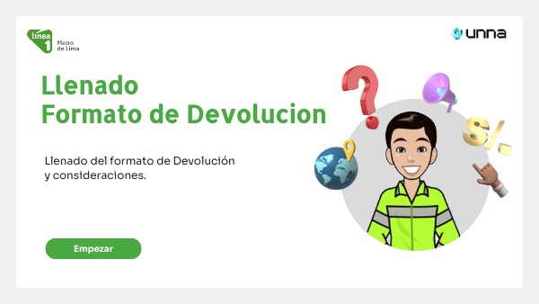 Llenado Formato de Devolución - AV | Genially