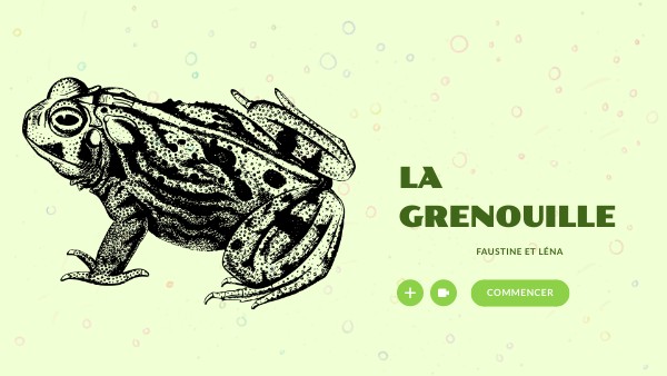LA GRENOUILLE | Genially