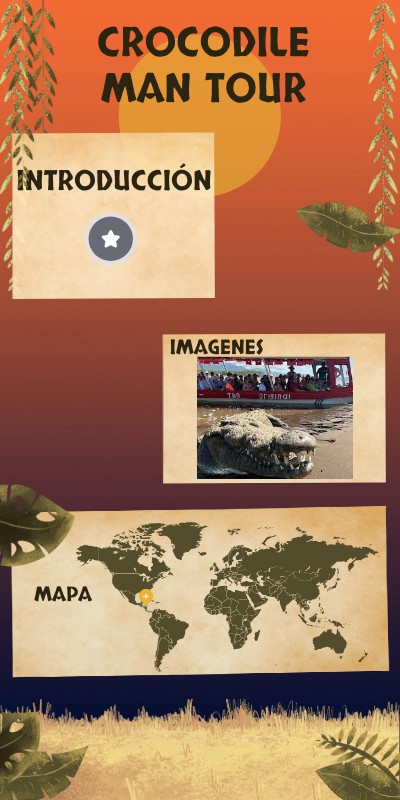 "Crocodile man tour"