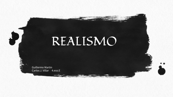 REALISMO(caracteristicas, autores ,obras, ect...)