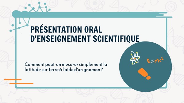 Oral Enseignement scientifique