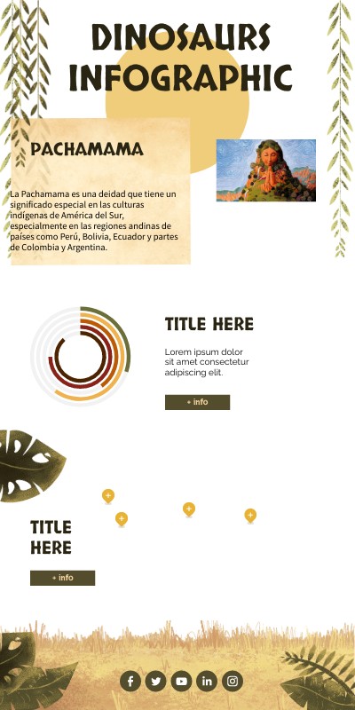 DINOSAURS VERTICAL INFO | Genially