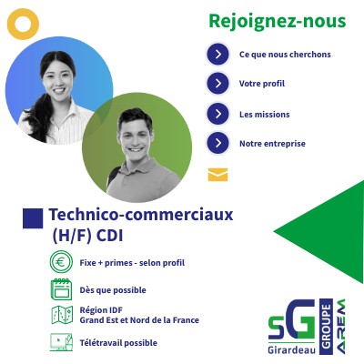 Emploi Technico Commerciaux IDF | Genially