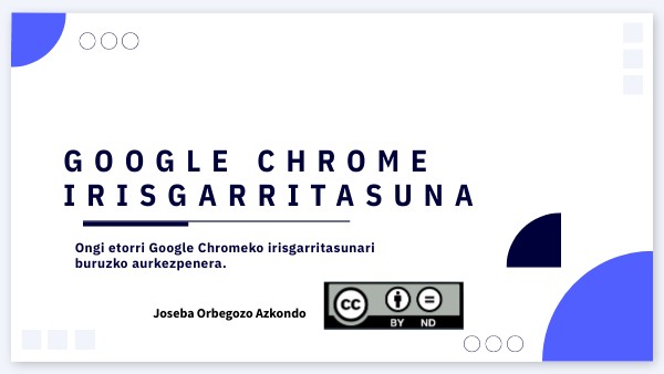 ChromeVox irisgarritasuna | Genially