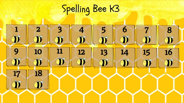 SPELLING BEE K3