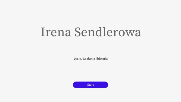 Irena Sendlerowa MK | Genially